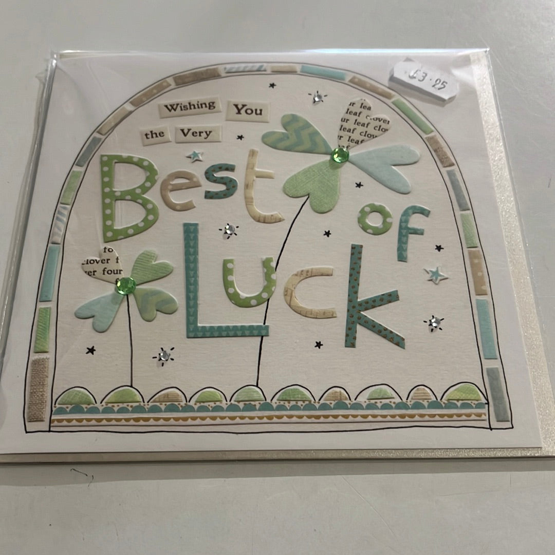 Best of luck card – Jules At Home