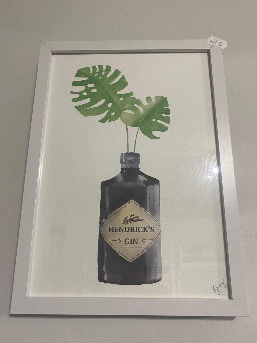 Hendricks print from original watercolour design - framed – Jules At Home
